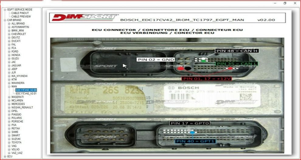 Ecu Pinout Collection - Diagnostic Software