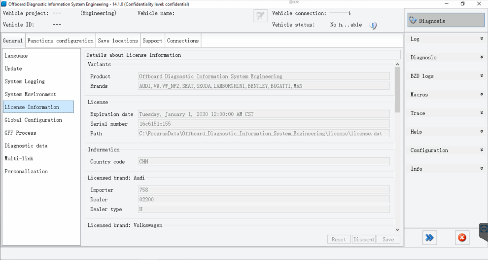 ODIS Engineering 14 + PostSetup - Diagnostic Software