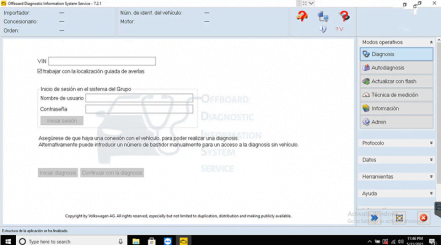 VW ODIS Service 7.2.1 Offboard Diagnostic Information System Service ...