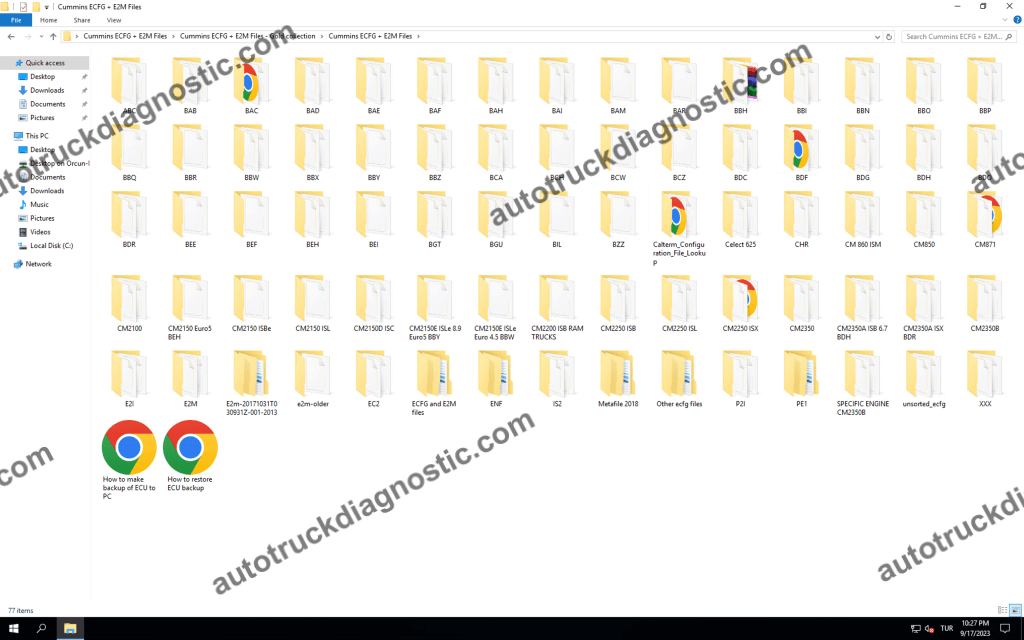 Cummins Calterm ECFG + E2M Files - Diagnostic Software