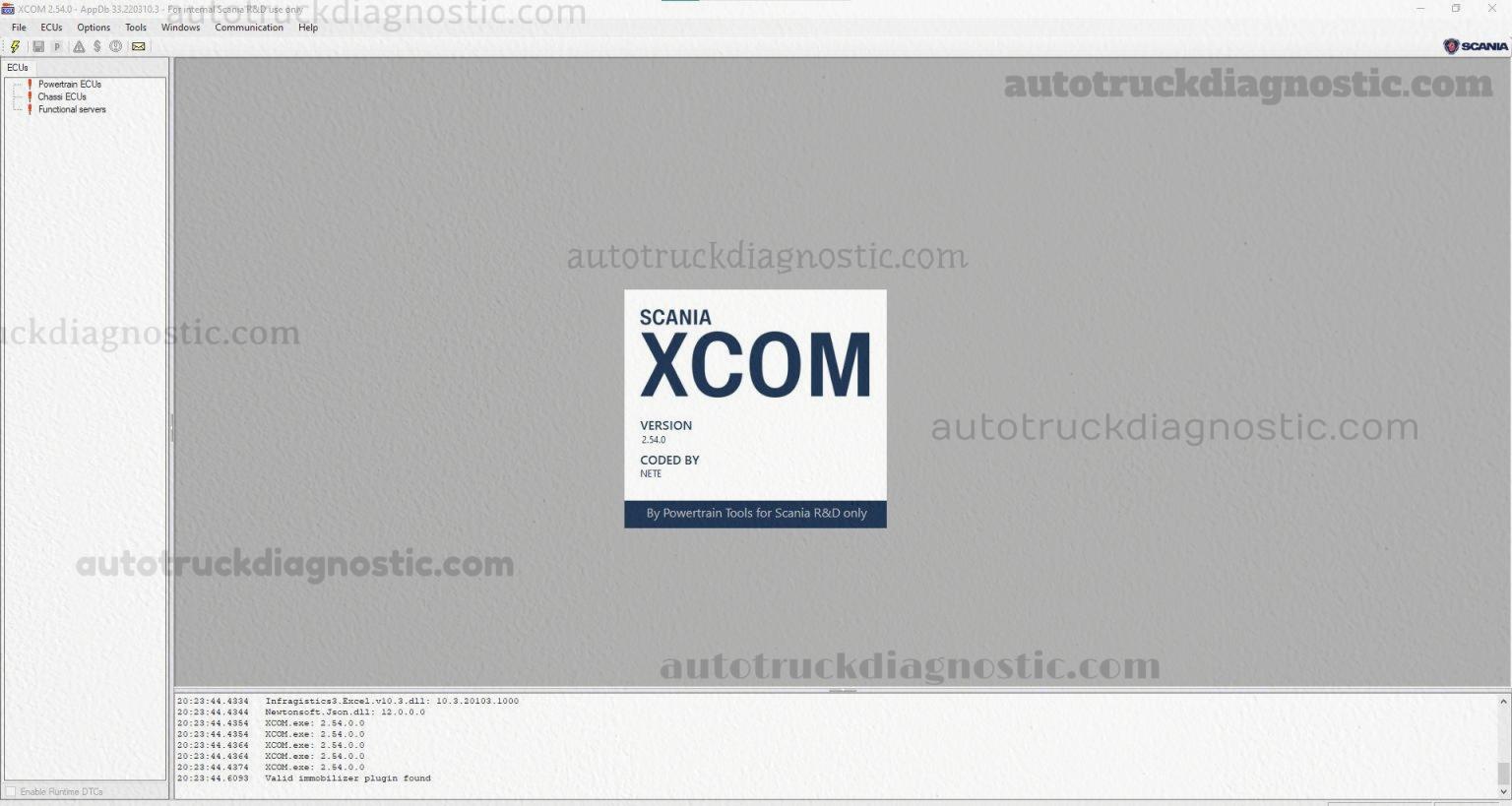 Scania XCOM 2.54 - Diagnostic Software